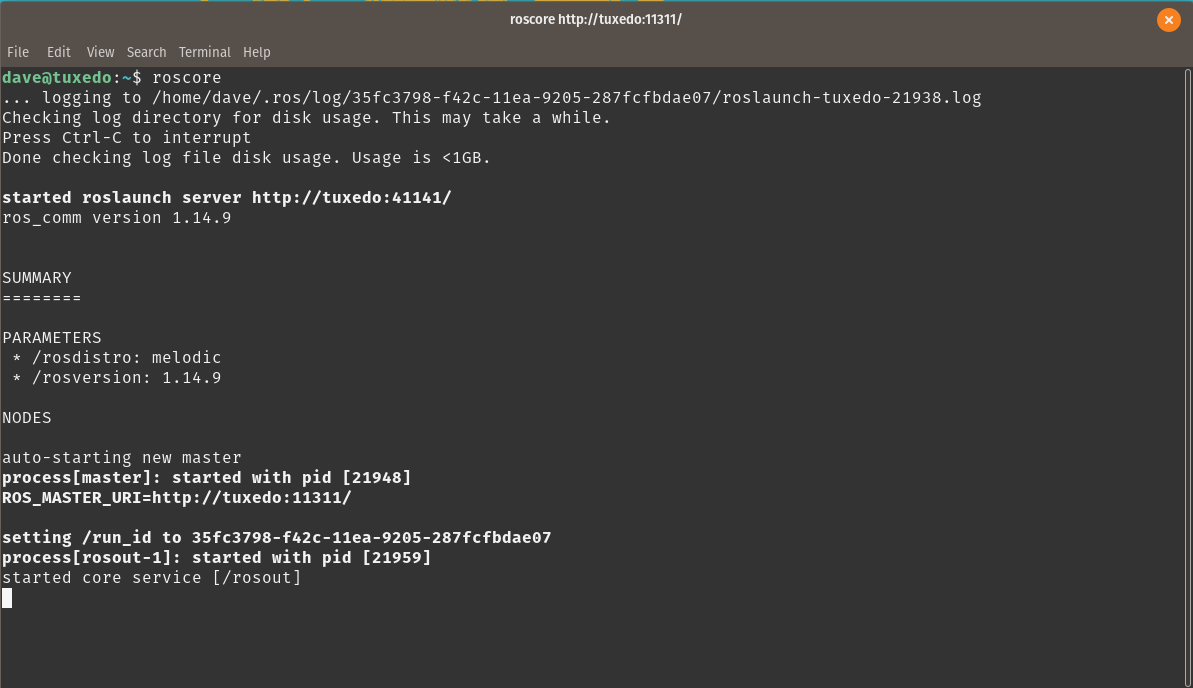 Using ROS Packages – Dave's RoboShack