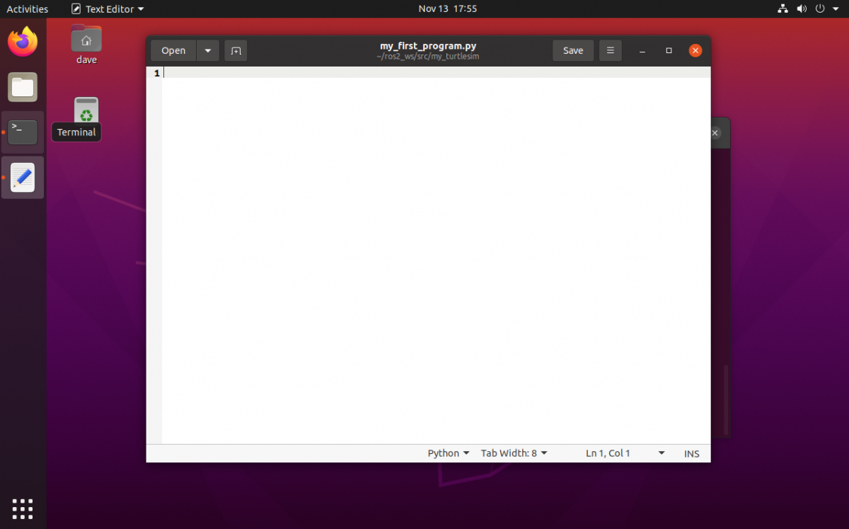 Creating ROS2 Packages – Dave's RoboShack